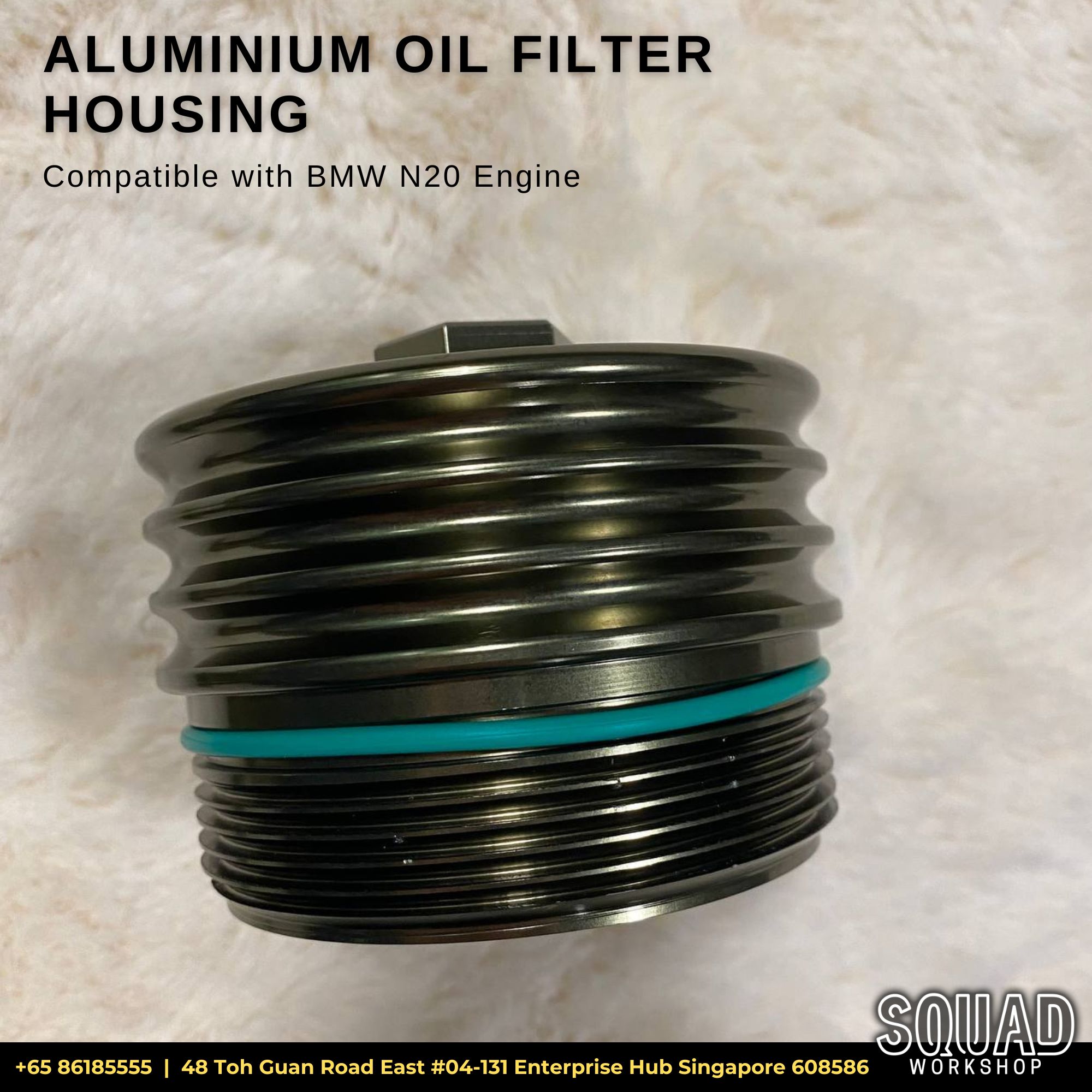 Aluminium Oil Filter Housing – SQUAD WORKSHOP
